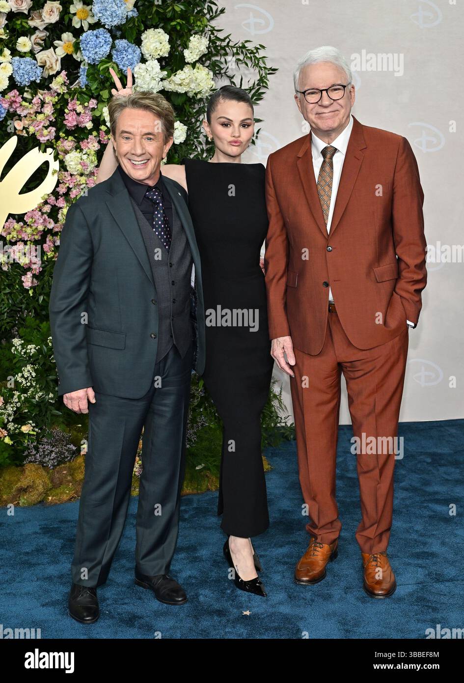Martin Short, left, Selena Gomez and Steve Martin attend the Disney ...