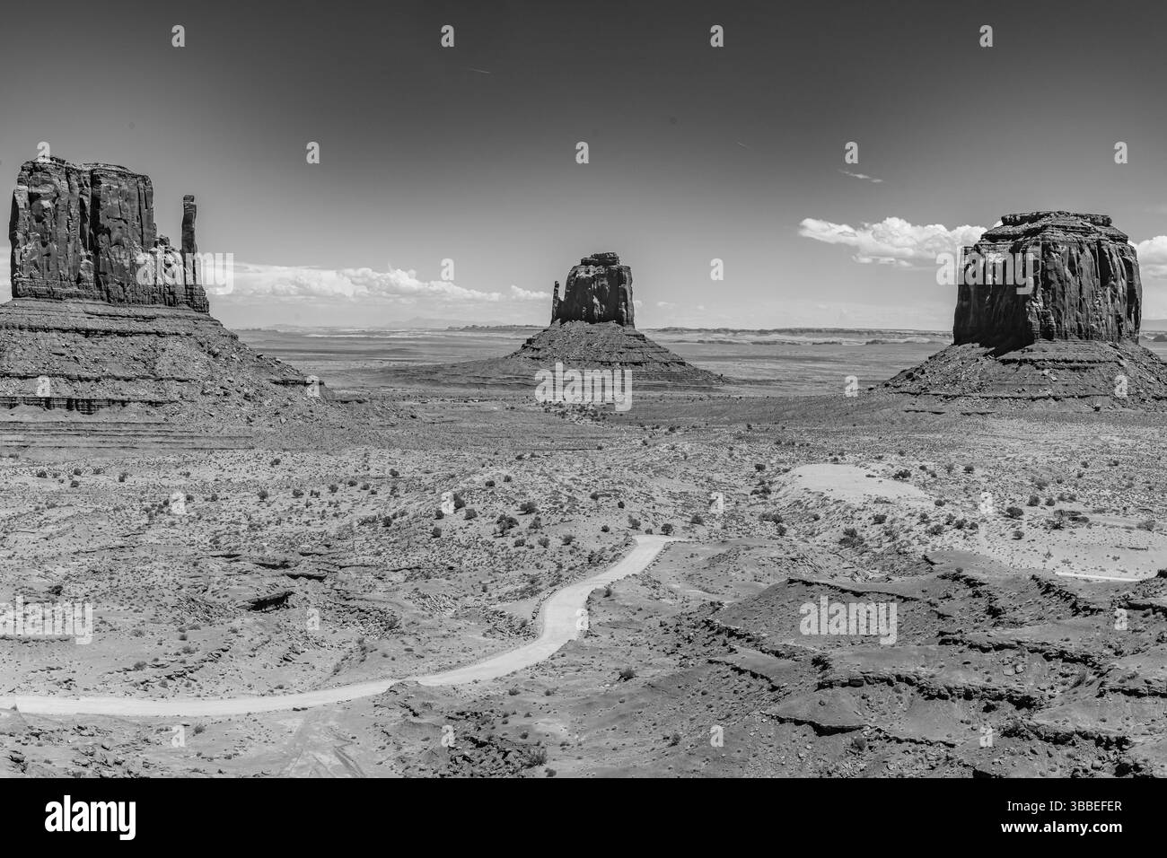 Views of different rock formations in Monument Valley Stock Photo - Alamy