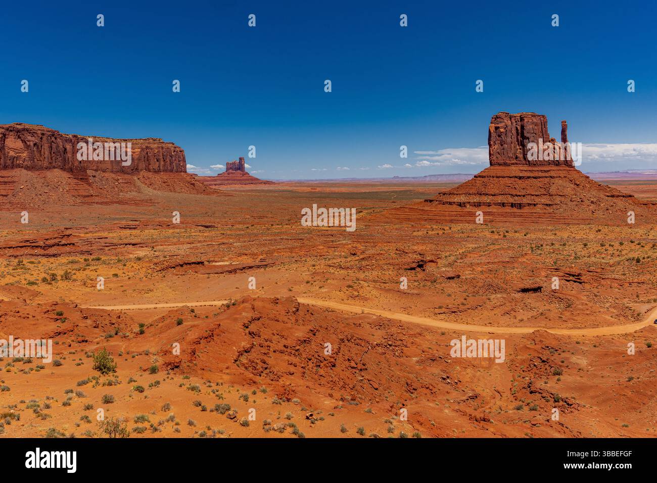 Views of different rock formations in Monument Valley Stock Photo - Alamy
