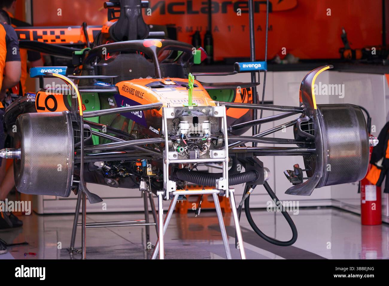 McLaren F1 Team garage during Formula 1 AWS Gran Premio del Made in ...