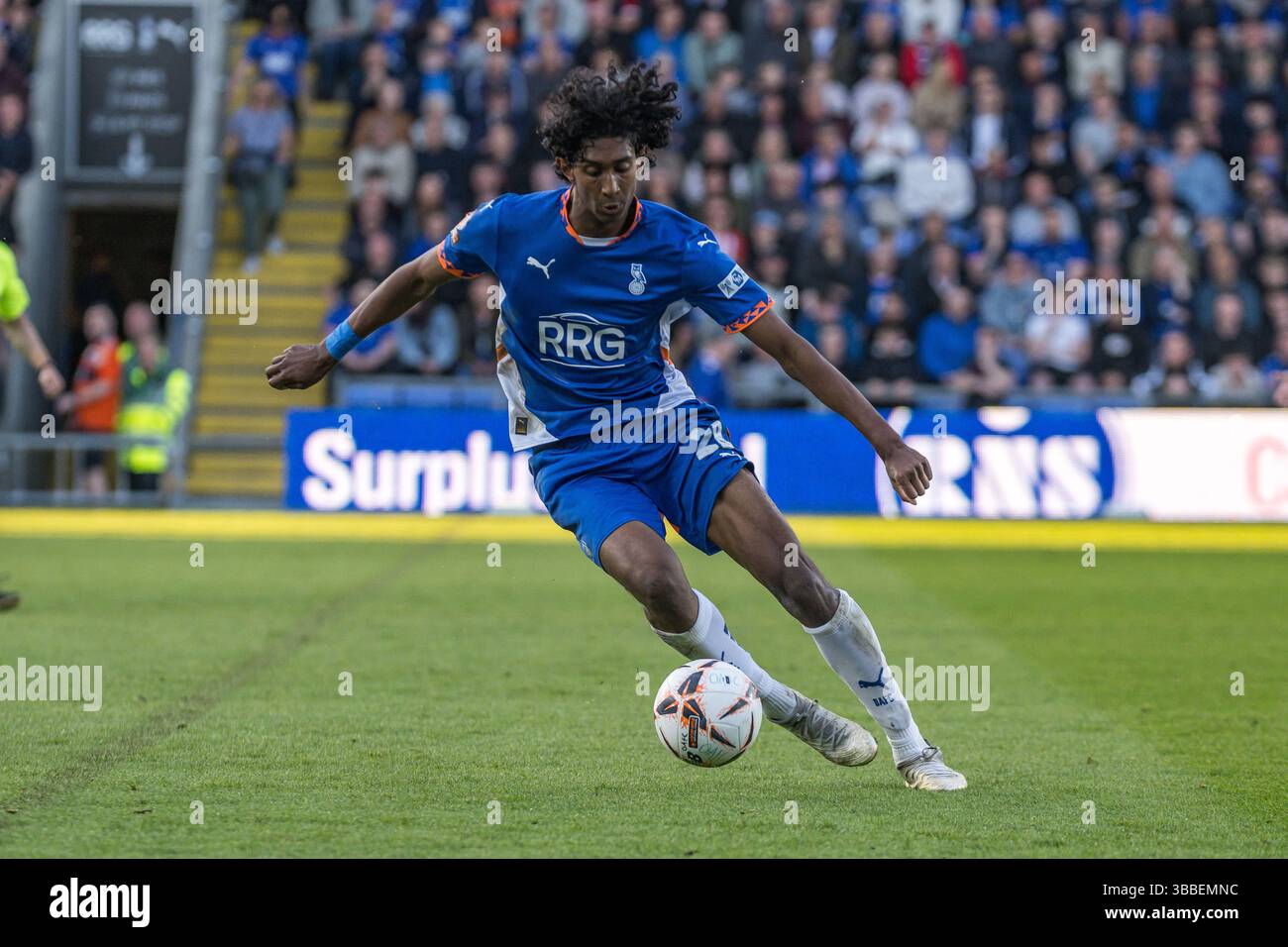 Oldham Athletic's Vimal Yoganathan during the Vanarama National League ...
