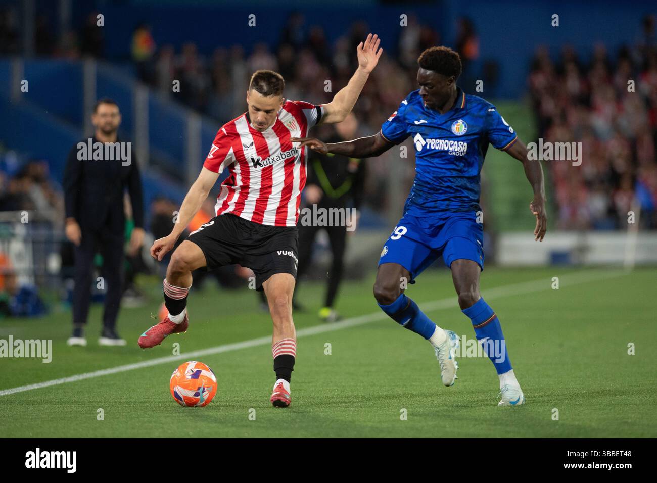 Spanish La Liga EA Sports soccer match Getafe vs Athletic Club at ...