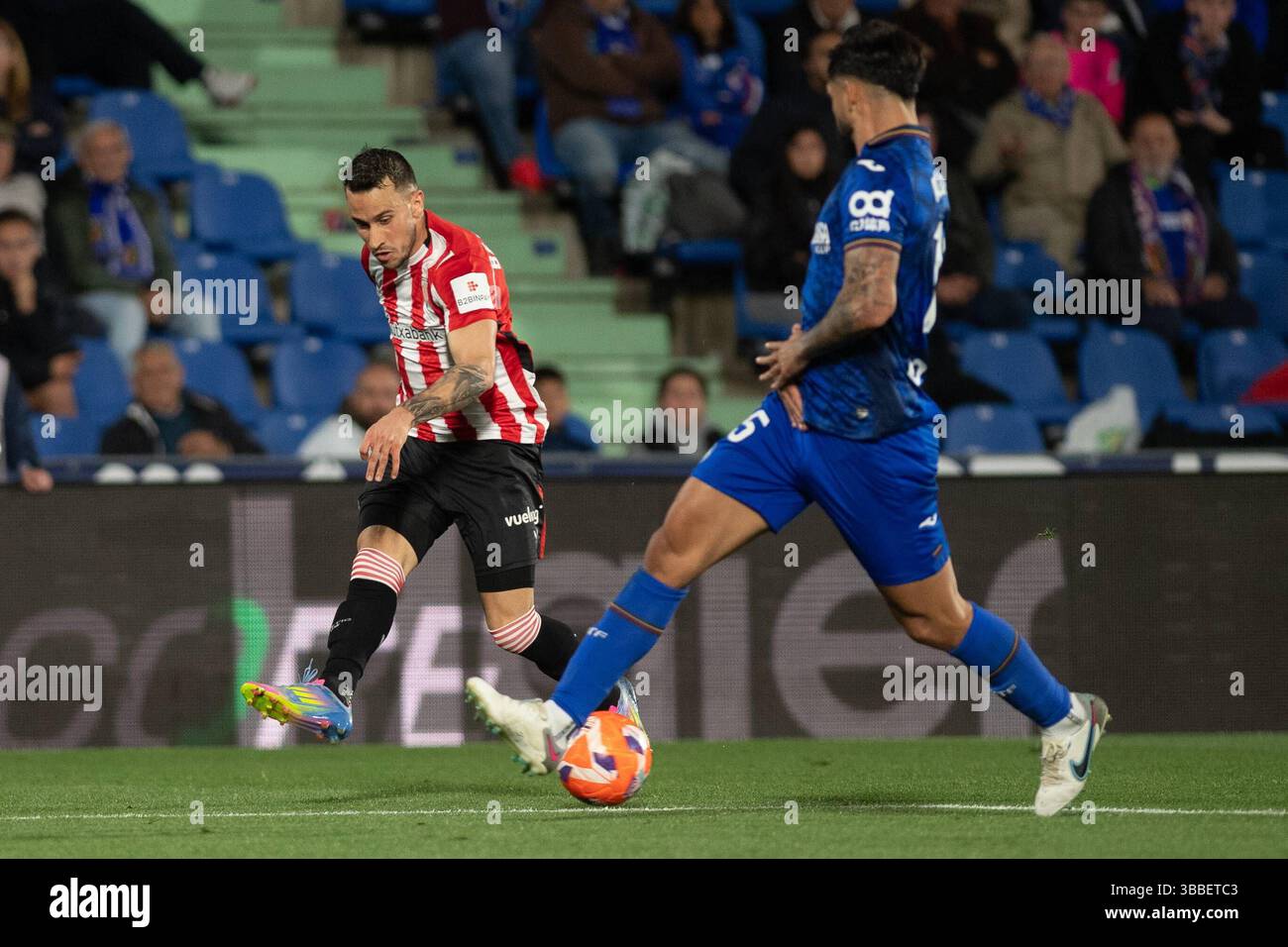 Spanish La Liga EA Sports soccer match Getafe vs Athletic Club at ...