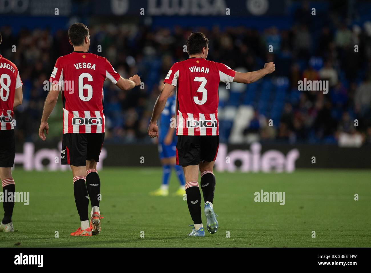 Spanish La Liga EA Sports soccer match Getafe vs Athletic Club at ...