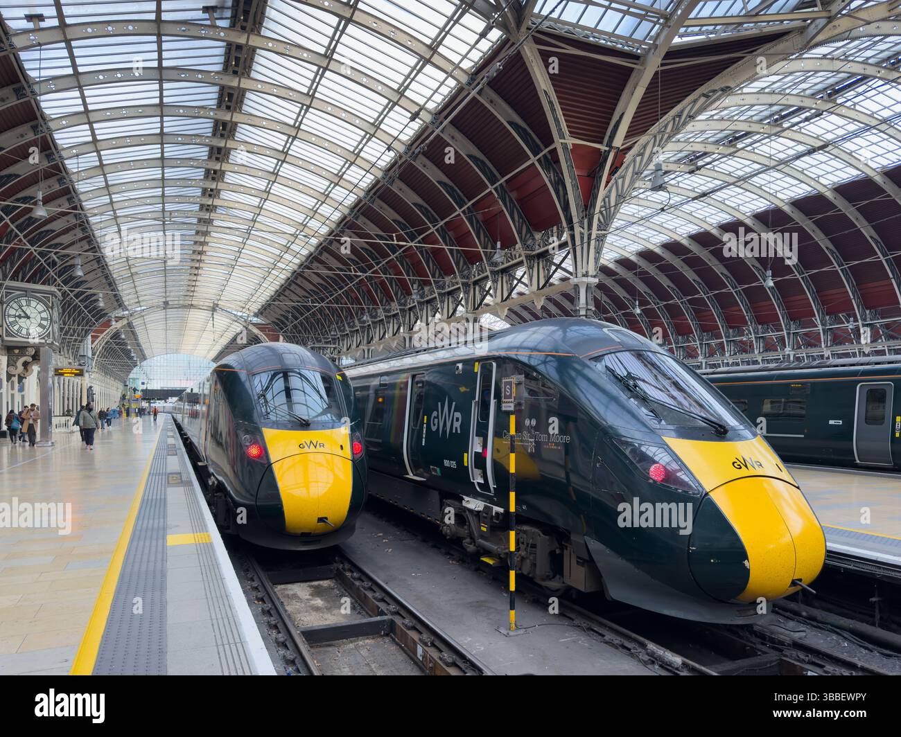 London, UK - April 4, 2025; Great Western Railway GWR class 800 ...