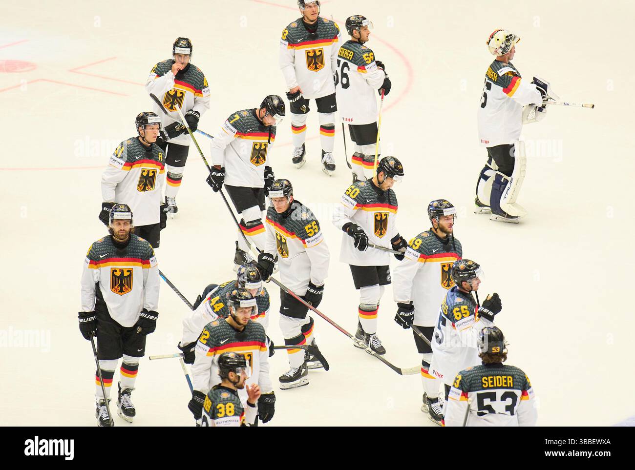 Team Germany sad in the preliminary round match SWITZERLAND - GERMANY 5 ...