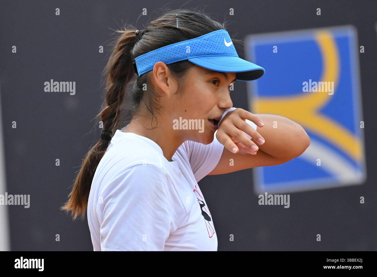 Rome, Italy. 12th May, 2025. Emma Raducanu during the Internazionali ...