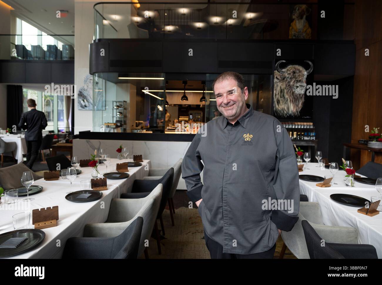 Montreal, Canada. 15th May, 2025. Chef Jerome Ferrer poses in ...