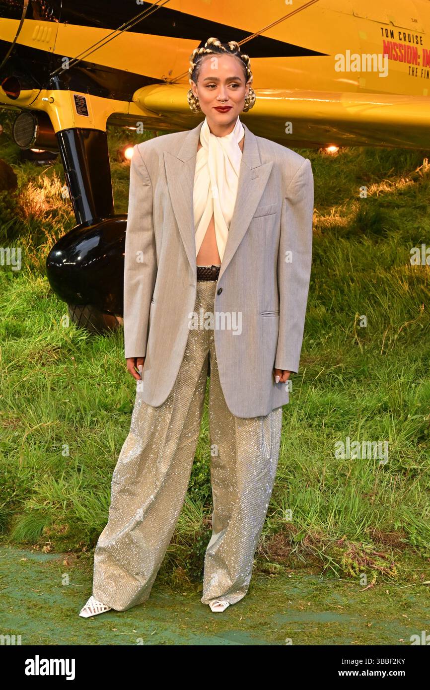 London, UK. 15th May, 2025. Nathalie Emmanuel at global premiere of ...