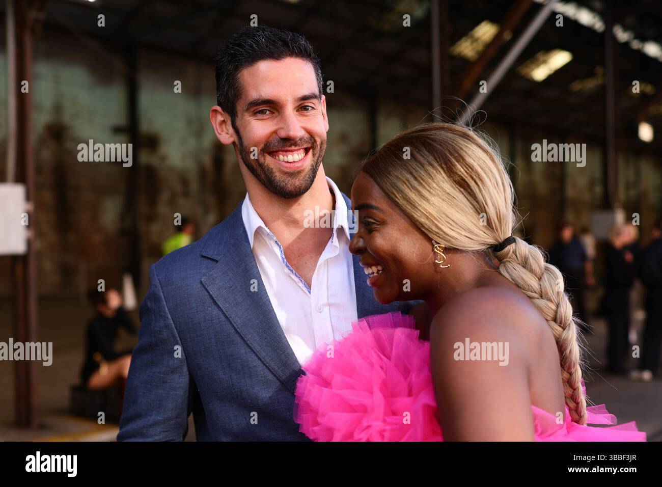 Sydney, Australia, 14 May, 2025. Suzan Mutesi with Ryan Donnelly from ...