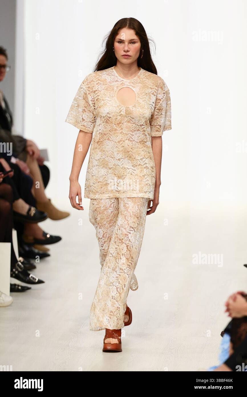 Sydney, Australia, 14 May, 2025. A model walks the runway during the ...