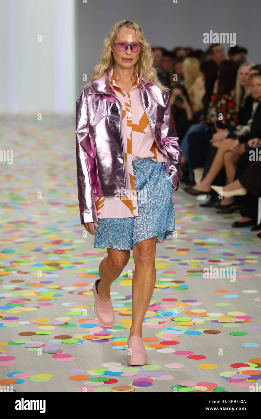 Sydney, Australia, 15 May, 2025. A model walks the runway during the ...