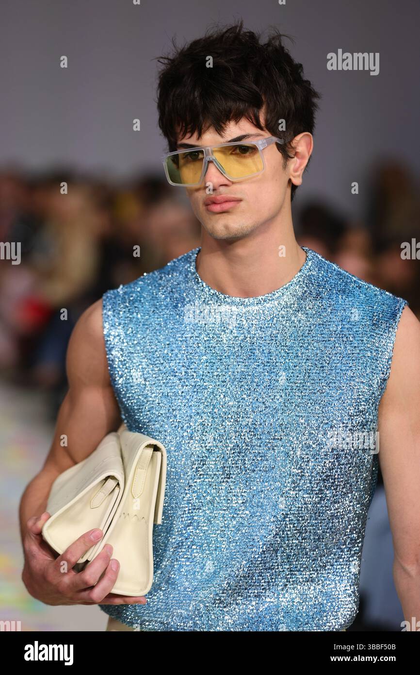 Sydney, Australia, 15 May, 2025. A model walks the runway during the ...