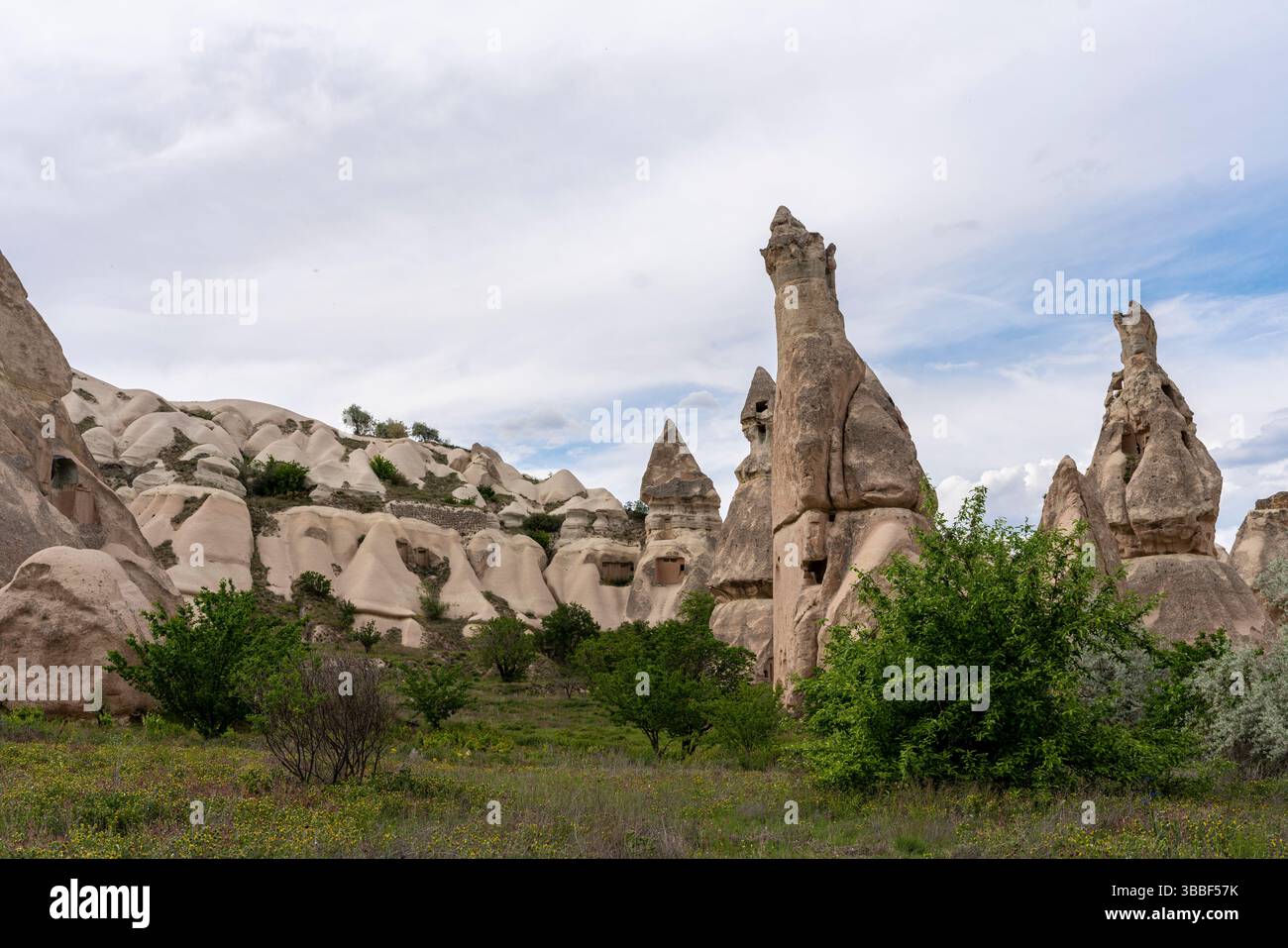 Fairy chimneys and eroded rock spires fill the landscape of Pigeon ...