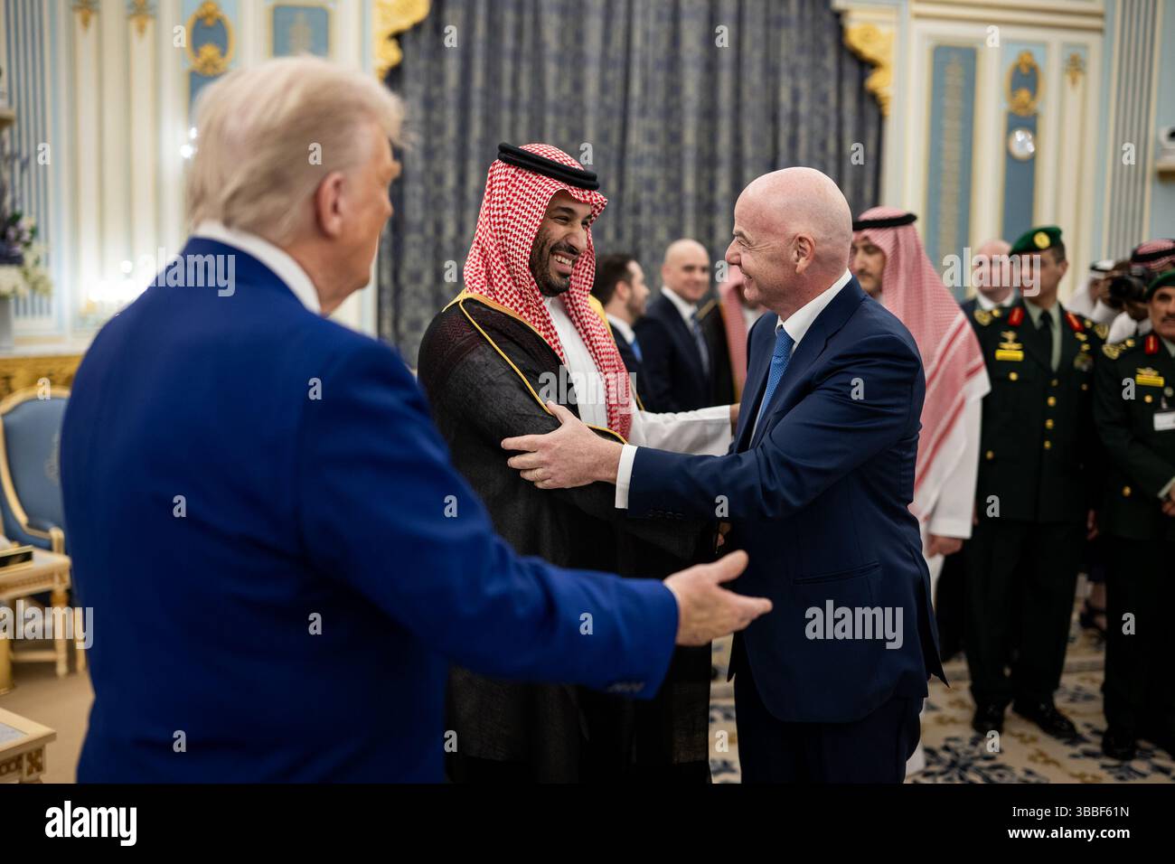President Donald Trump and Saudi Crown Prince Mohammed Bin Salman Al ...