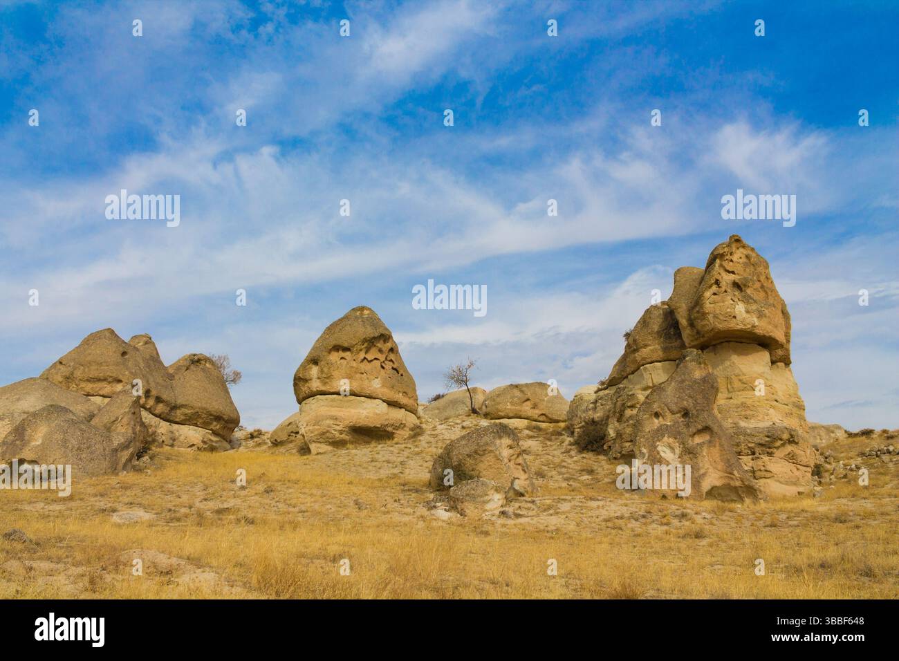 Cappadocia rock formation sites and chimneys. Kapadokya in Turkey, Love ...