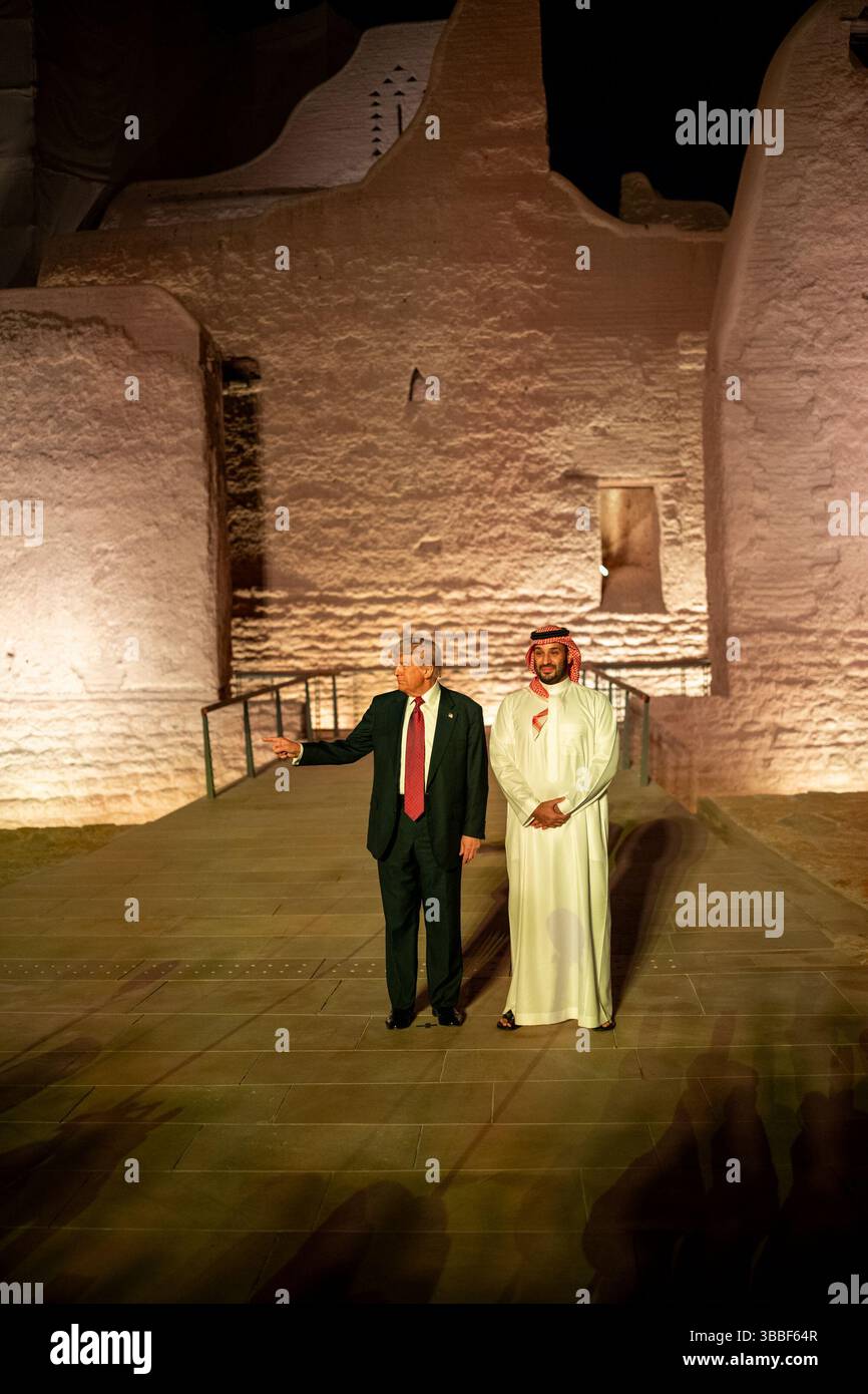 President Donald Trump and Saudi Crown Prince Mohammed Bin Salman Al ...