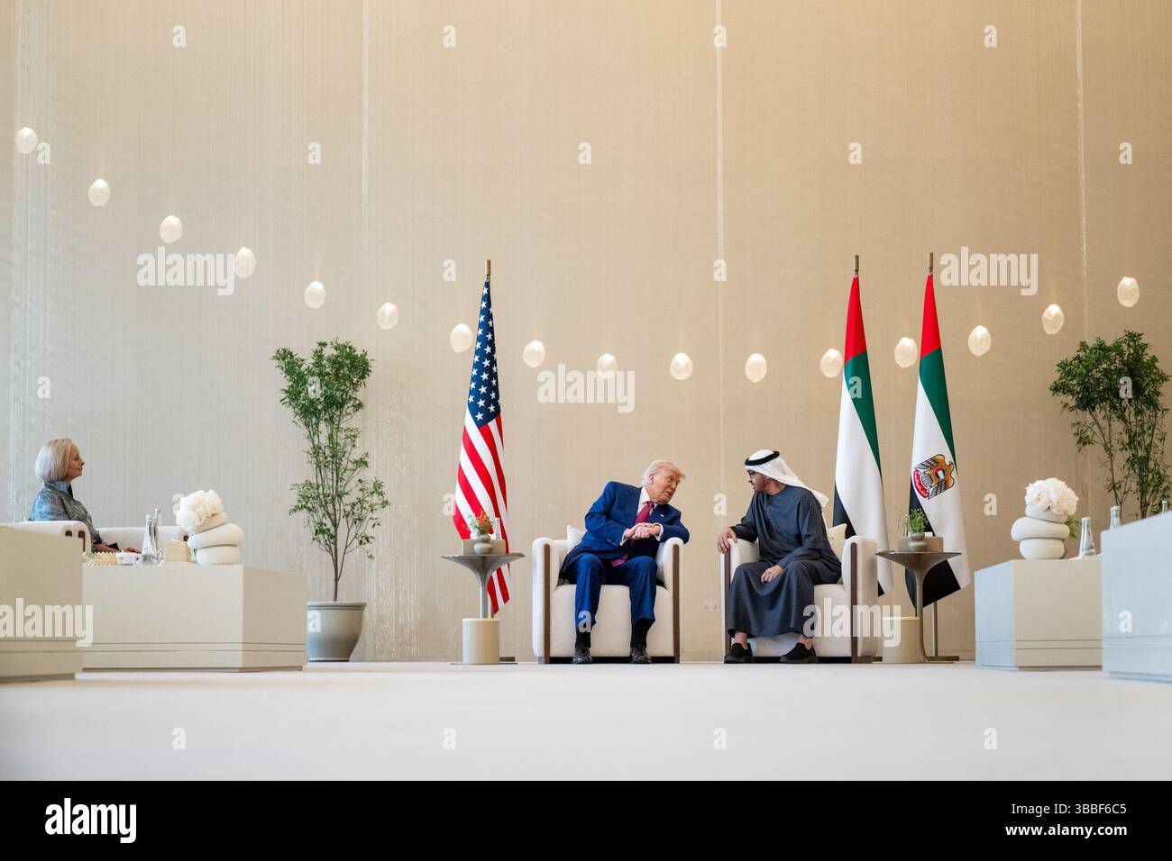 President Donald Trump meets with UAE President Sheikh Mohamed bin ...