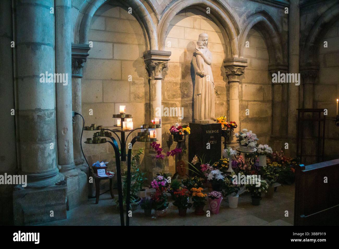 Reims, France, May 15, 2025 The Basilica of Saint-Remi is a medieval ...