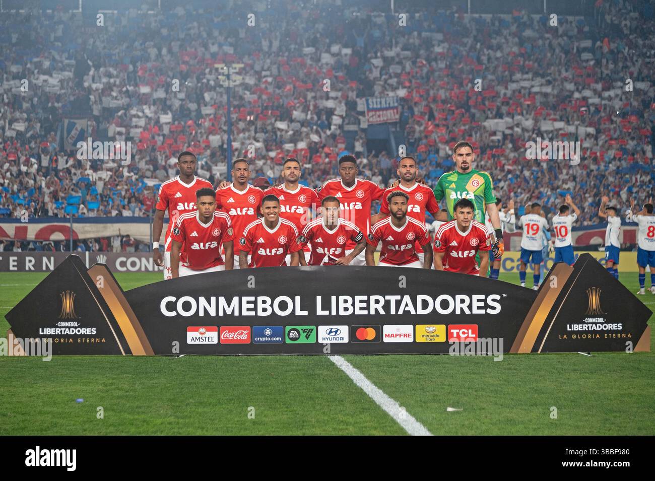 15th May 2025: Montevideo, Uruguay: Internacional team line up (L-R ...
