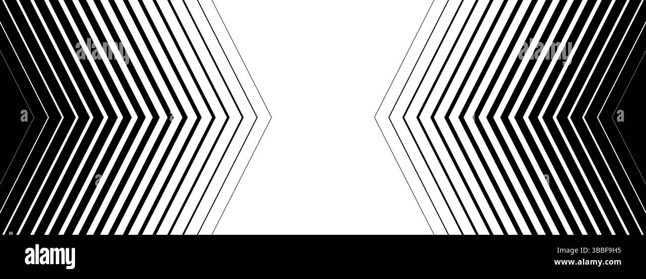 Black halftone arrow pattern. Repeated fading triangle gradation ...