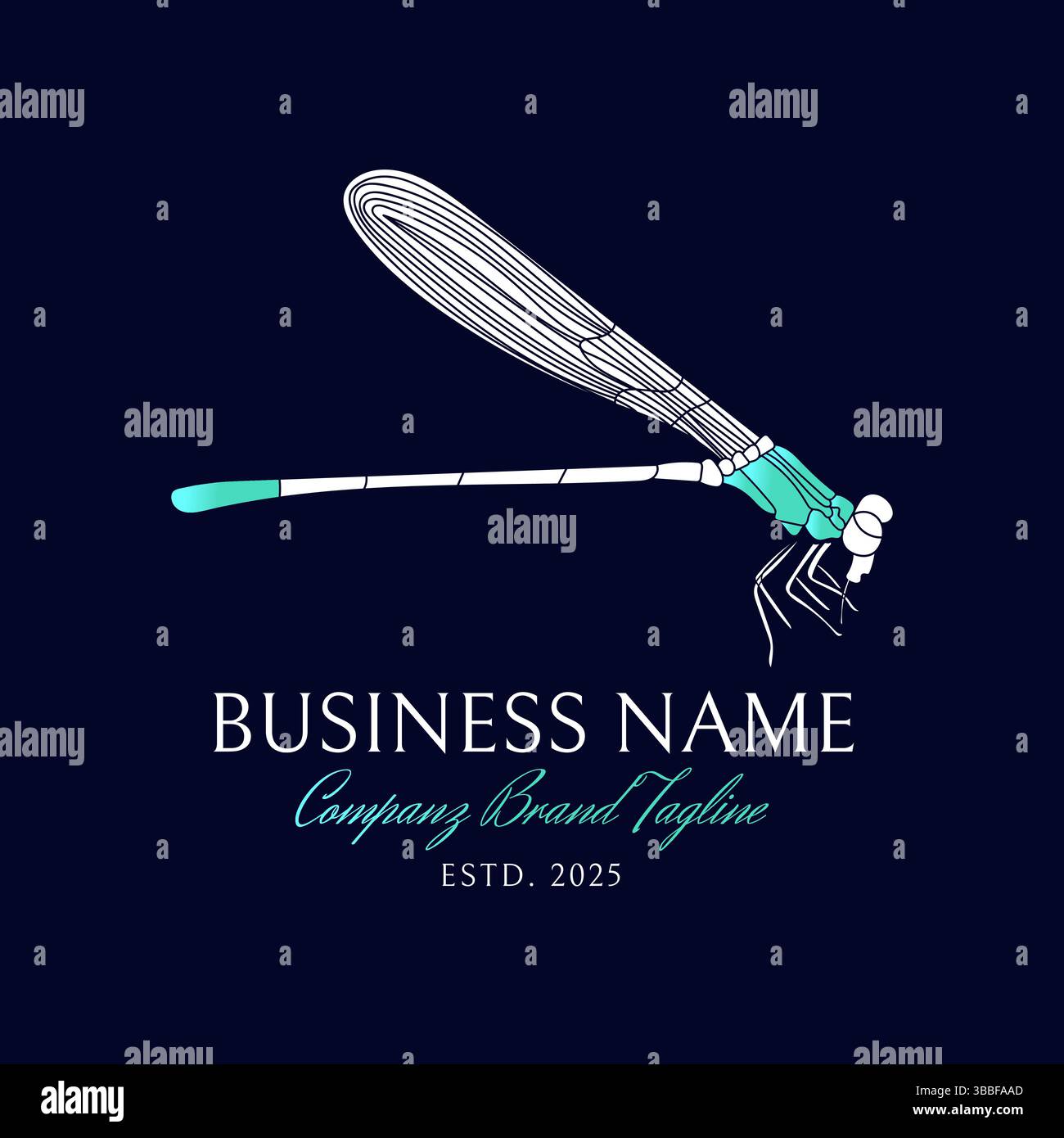 Dragonfly Brand Logo Design Stock Vector Image & Art - Alamy