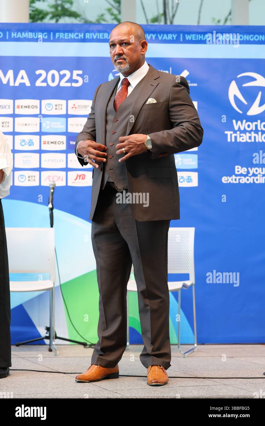 Yokohama, Kanagawa, Japan. 15th May, 2025. Alex Ramirez Triathlon ...