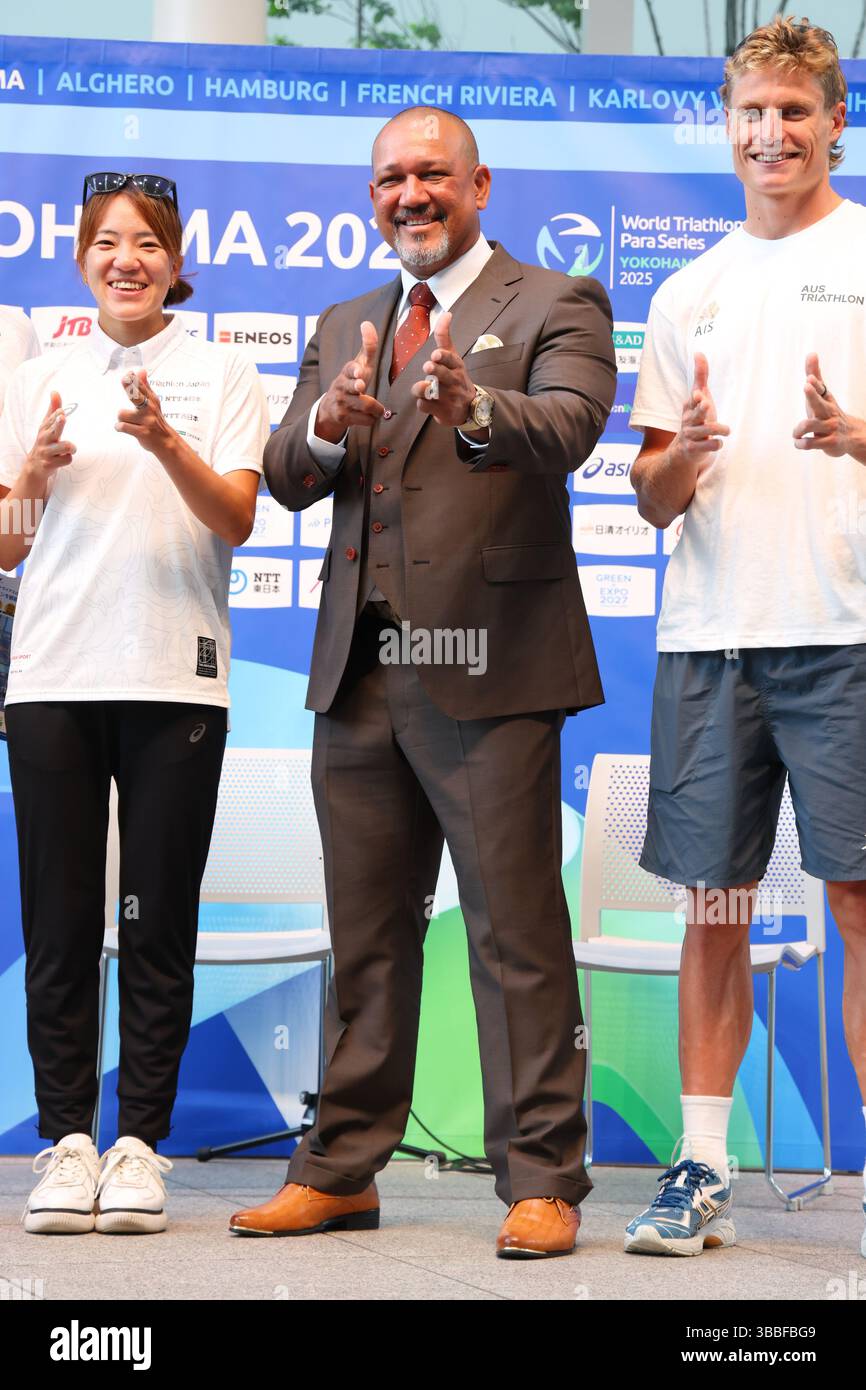 Yokohama, Kanagawa, Japan. 15th May, 2025. Alex Ramirez Triathlon ...