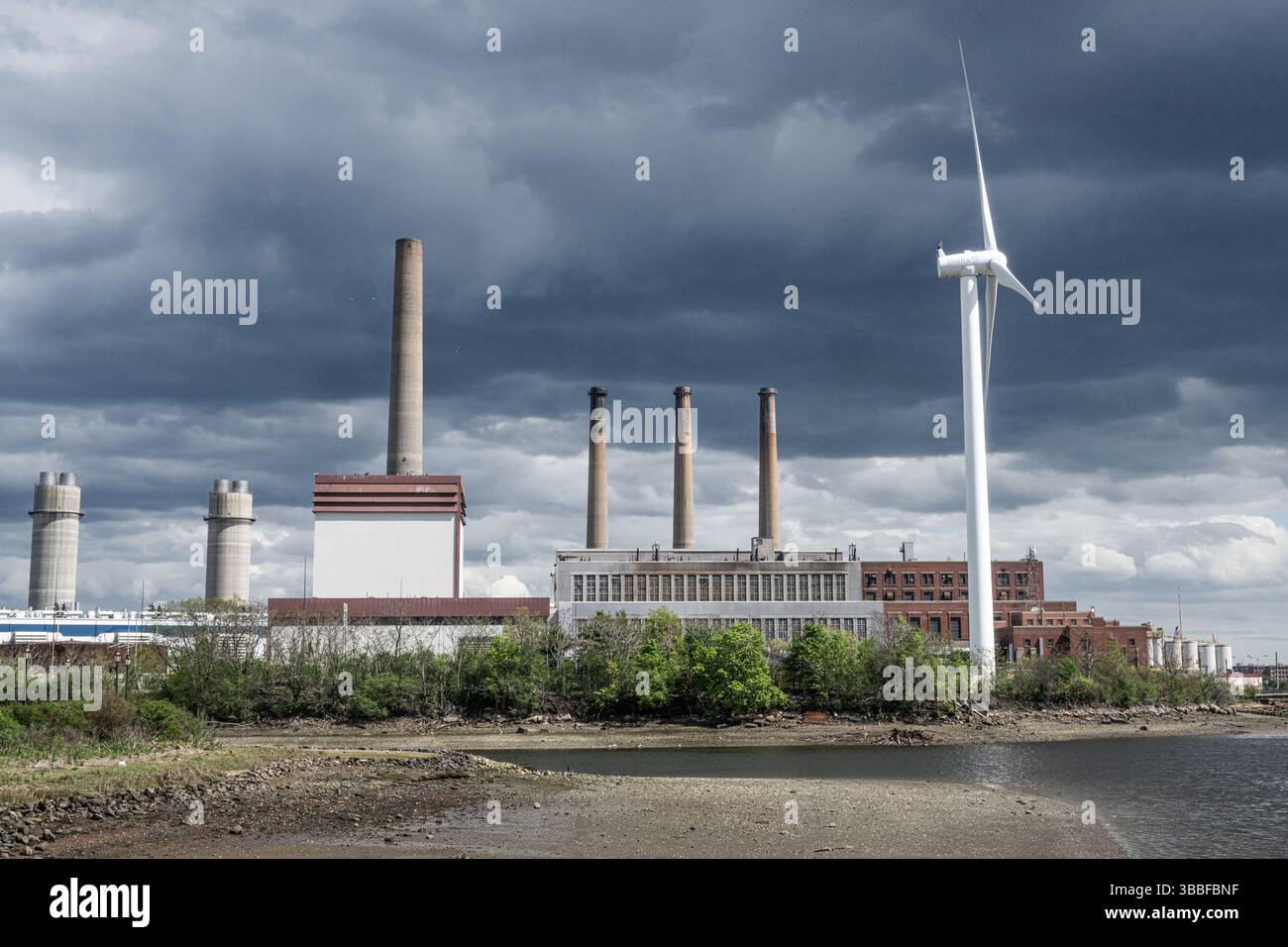 Mystic river windmill hi-res stock photography and images - Alamy
