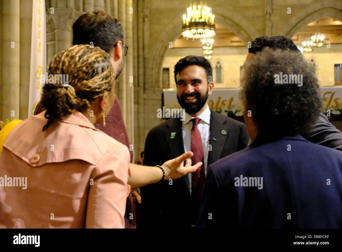 New York NY: May 15th 2025: Zohran Mamdani attends the Freeze The Rent ...