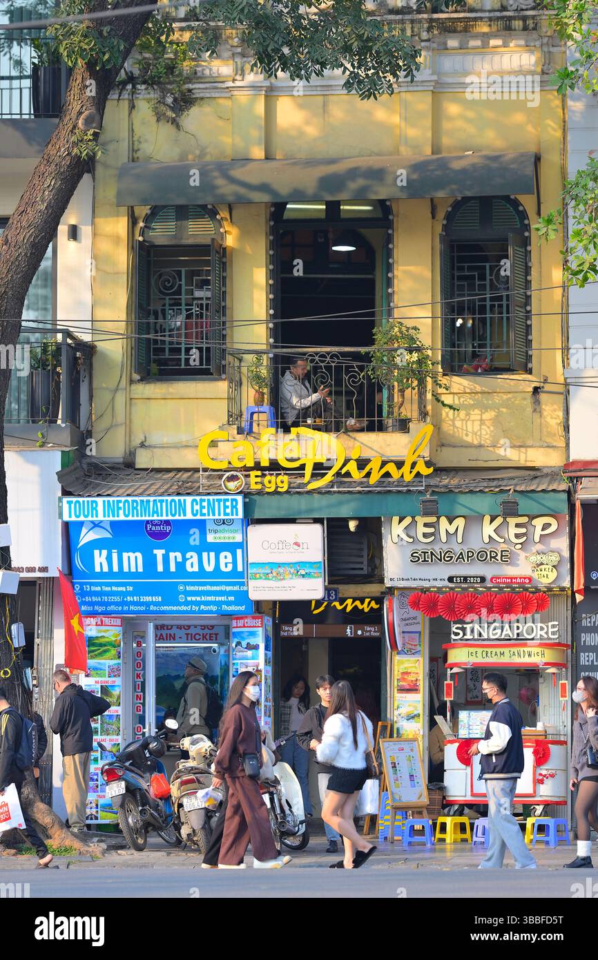 Present and Past - The vibrant life in Hanoi, capital of Vietnam VN Stock Photo - Alamy