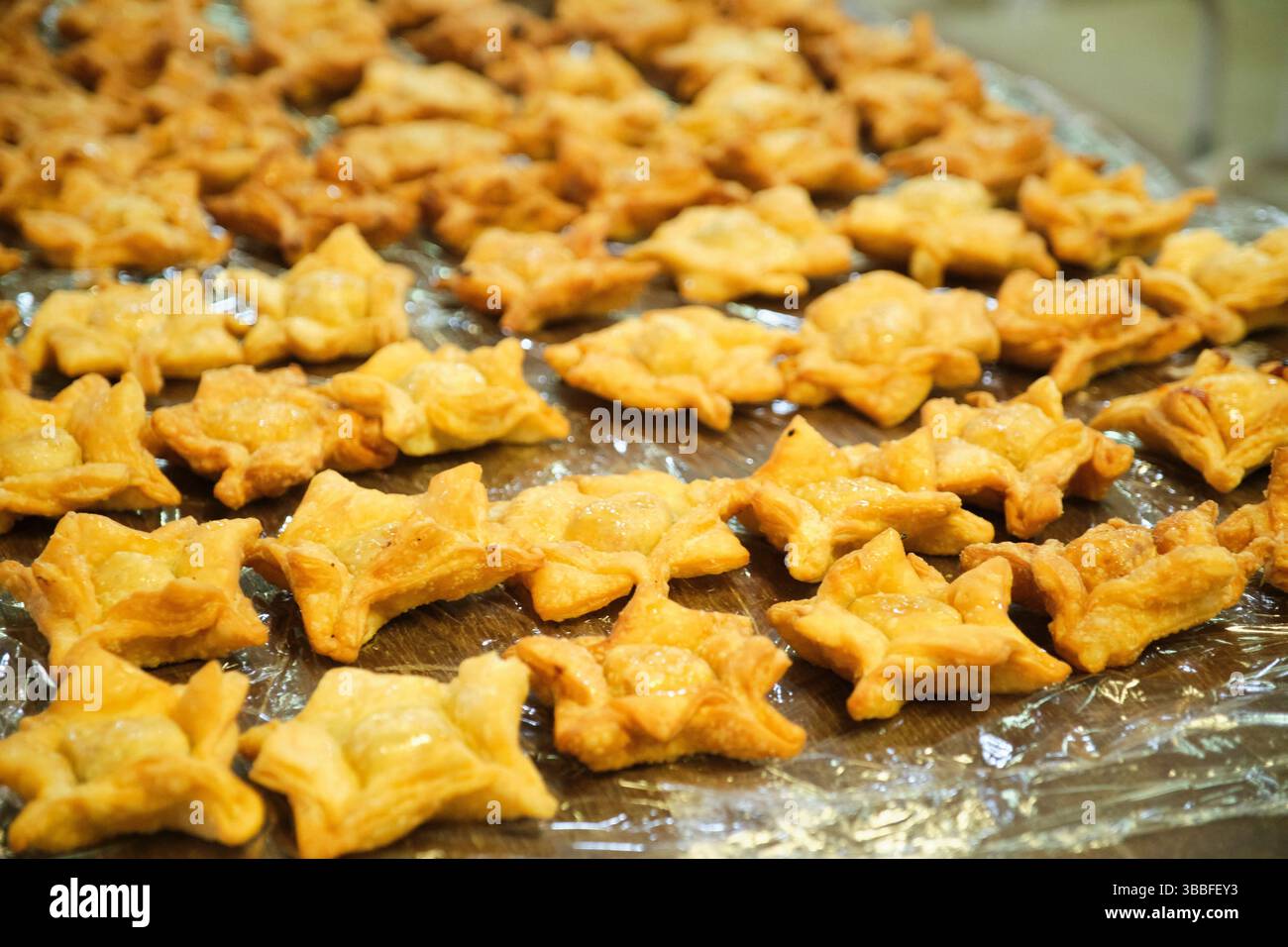 Pastelitos, traditional Argentine flaky snack, especially consumed on ...