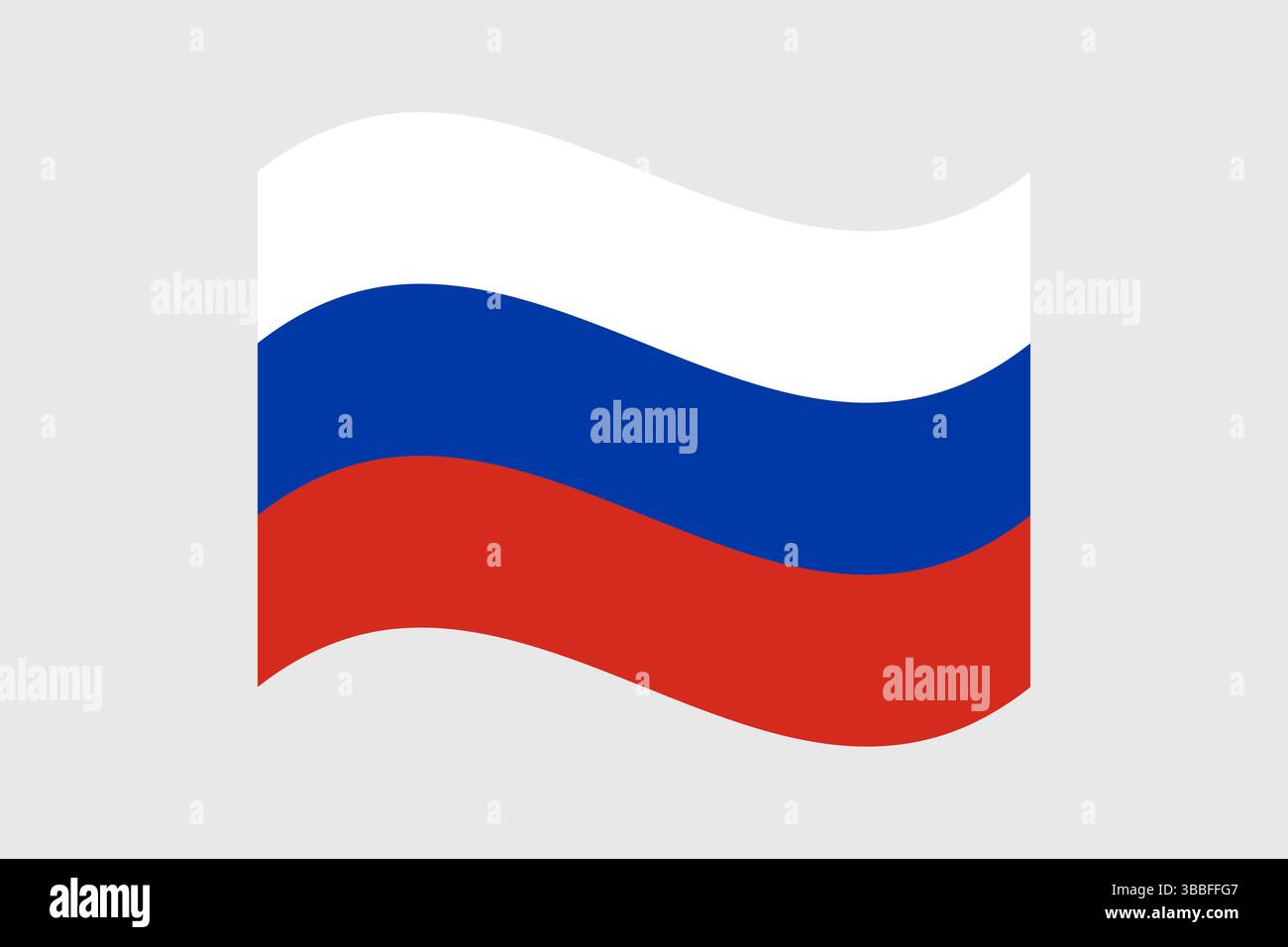 Flag of Russia. Russia wavy flag digital vector illustration ...