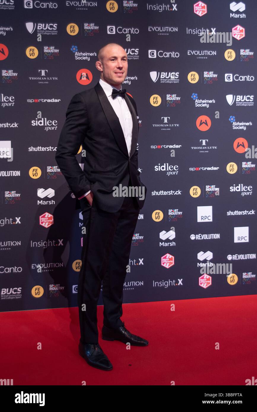 London, England. 15th May 2025. Ben Kay poses on the red carpet at the ...