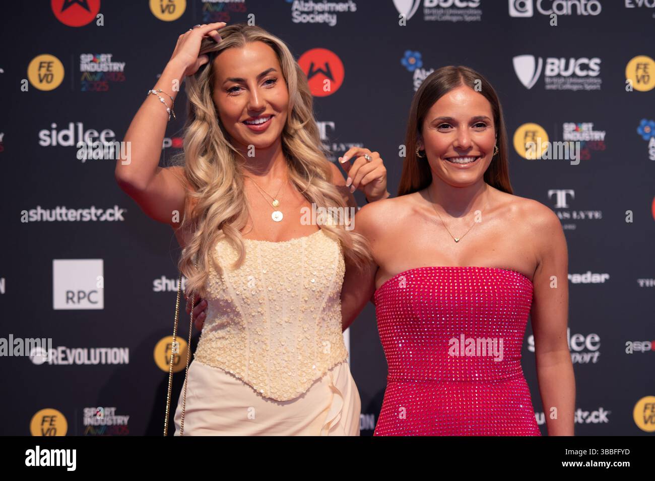 London, England. 15th May 2025. Ellie Collins and Olivia Buzaglo on the ...