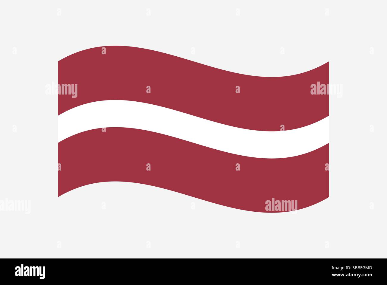 Flag of Latvia. Latvia wavy flag digital vector illustration ...