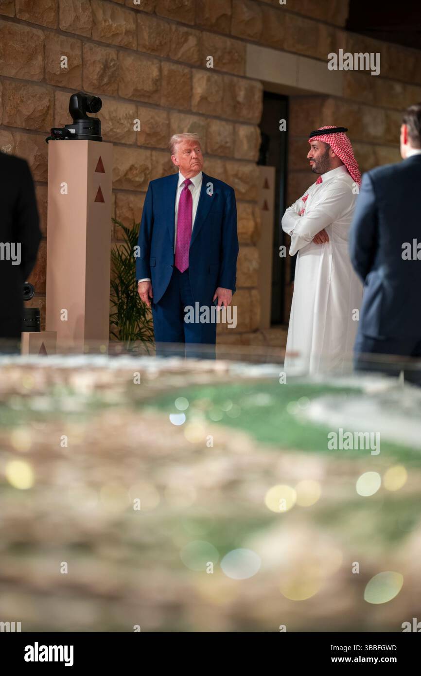 President Donald Trump and Saudi Crown Prince Mohammed Bin Salman Al ...