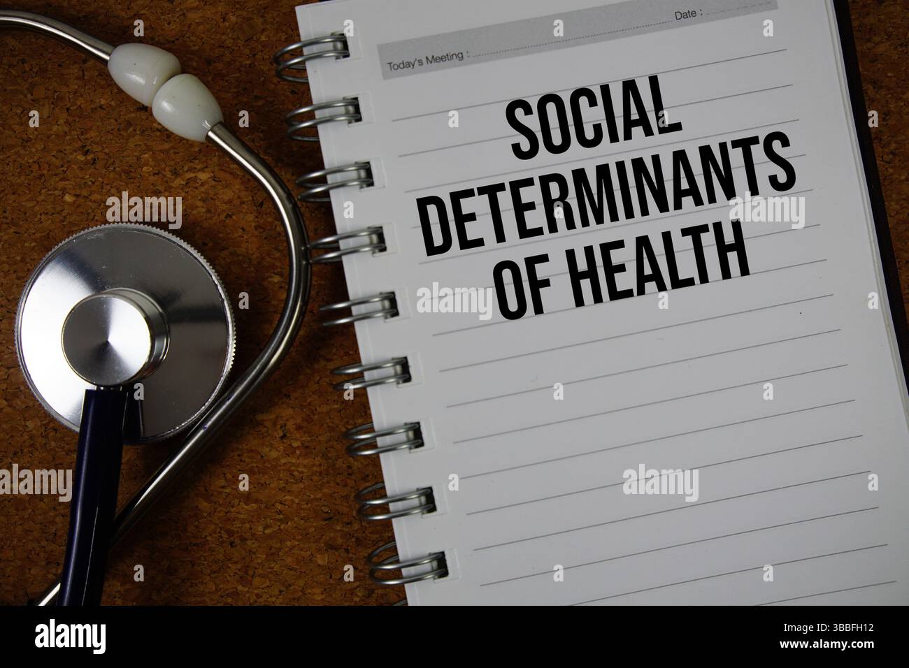 Social Determinants Of Health text on paper with stethoscope flat lay ...