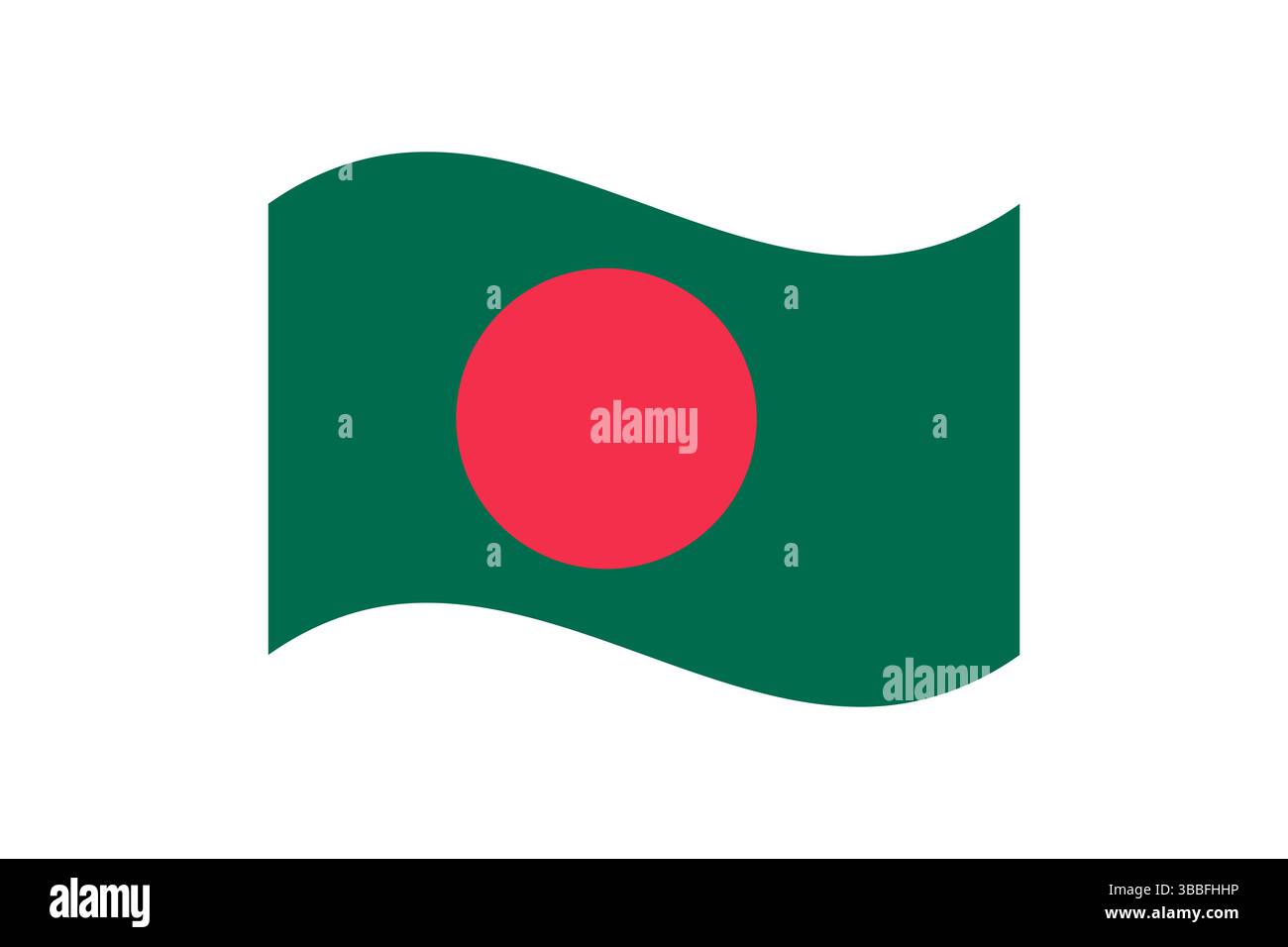 Flag of Bangladesh. Bangladesh wavy flag digital vector illustration ...