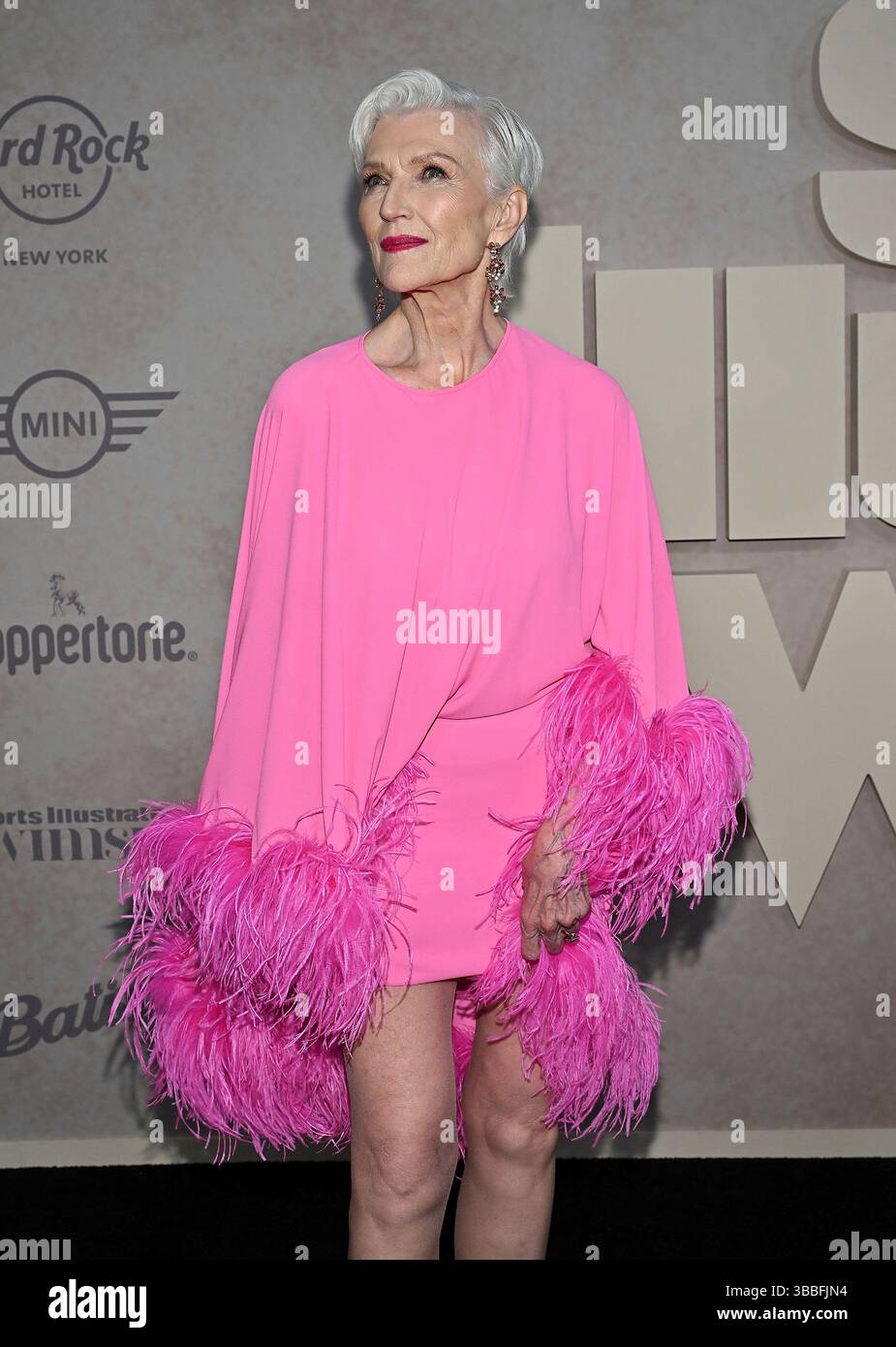 Maye Musk attends the Sports Illustrated Swimsuit Edition launch party ...
