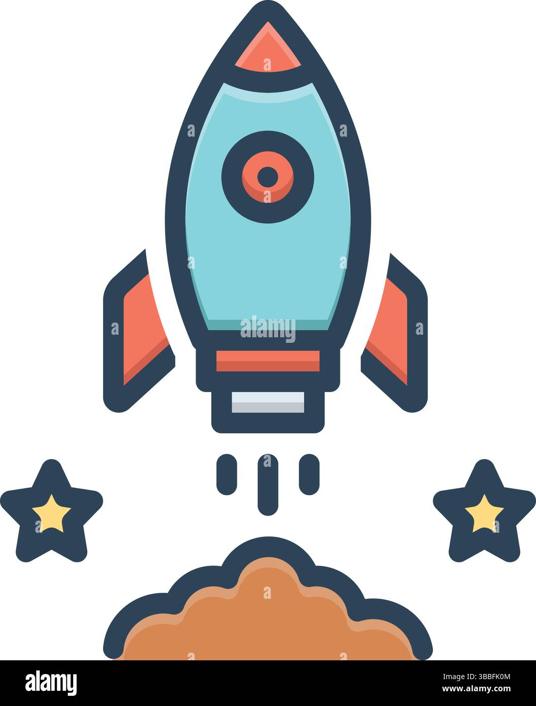 Launch start begin rocket Cut Out Stock Images & Pictures - Alamy