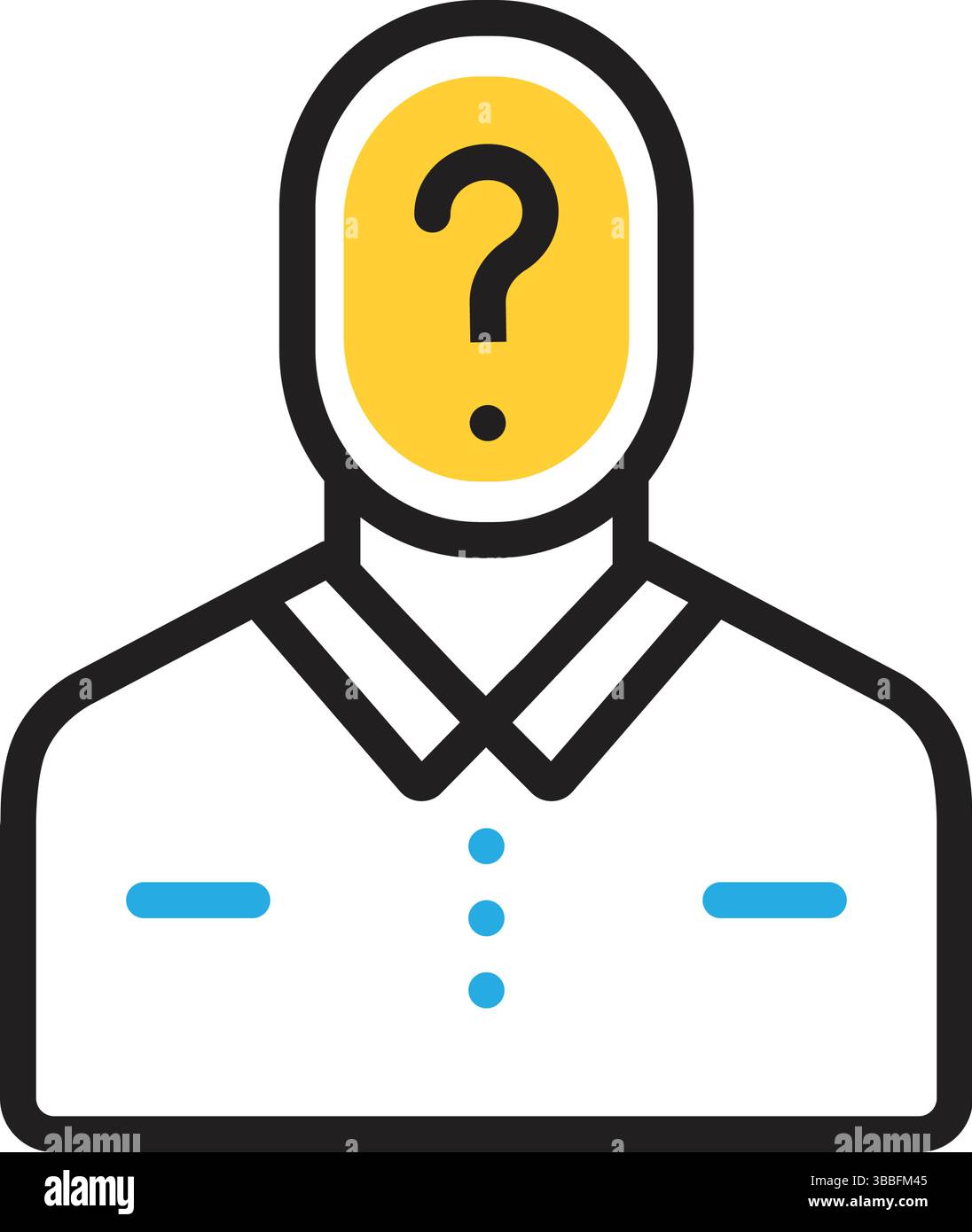 Icon guess who question Cut Out Stock Images & Pictures - Alamy