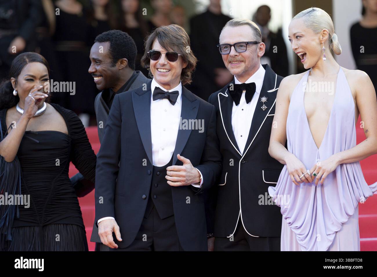 Cannes, France - 14.5.2024: Angela Bassett, Tom Cruise, Simon Pegg and ...