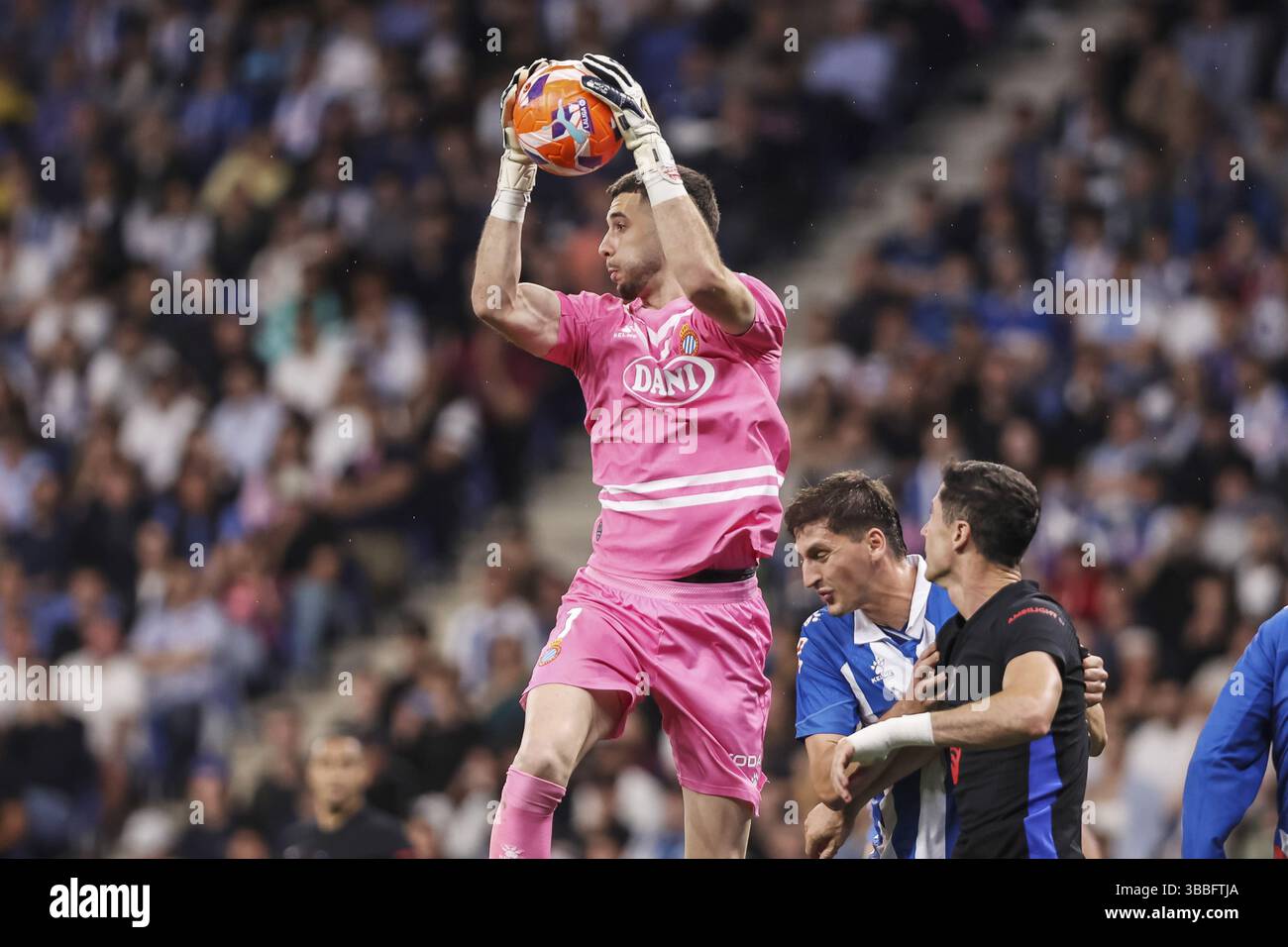 Joan Garcia of RCD Espanyol during the Spanish championship La Liga football match between RCD ...