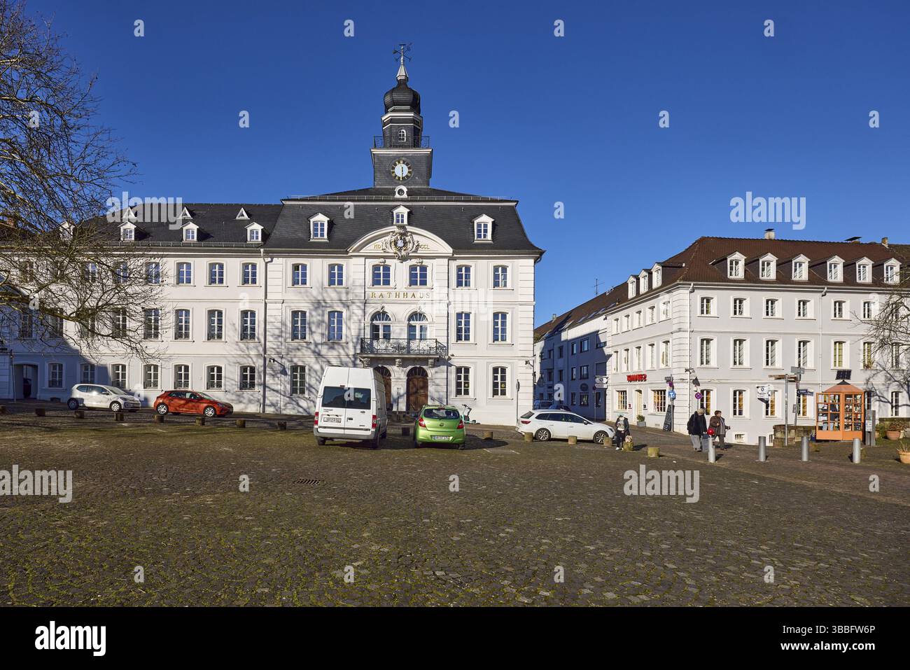 Historic town hall, architect Friedrich Joachim Stengel, Baroque ...