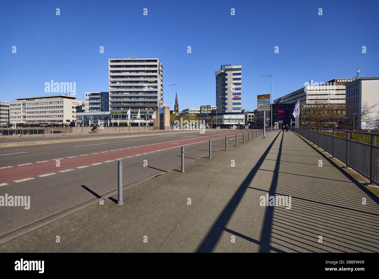 High-rise buildings, general development, modern architecture, concrete ...