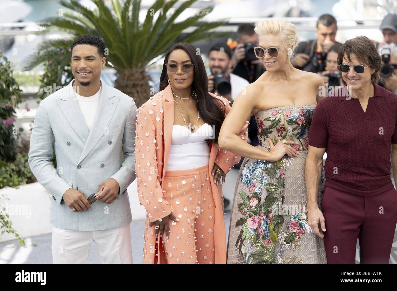 Cannes, France - 14.5.2024: Greg Tarzan Davis, Angela Bassett, Hannah ...