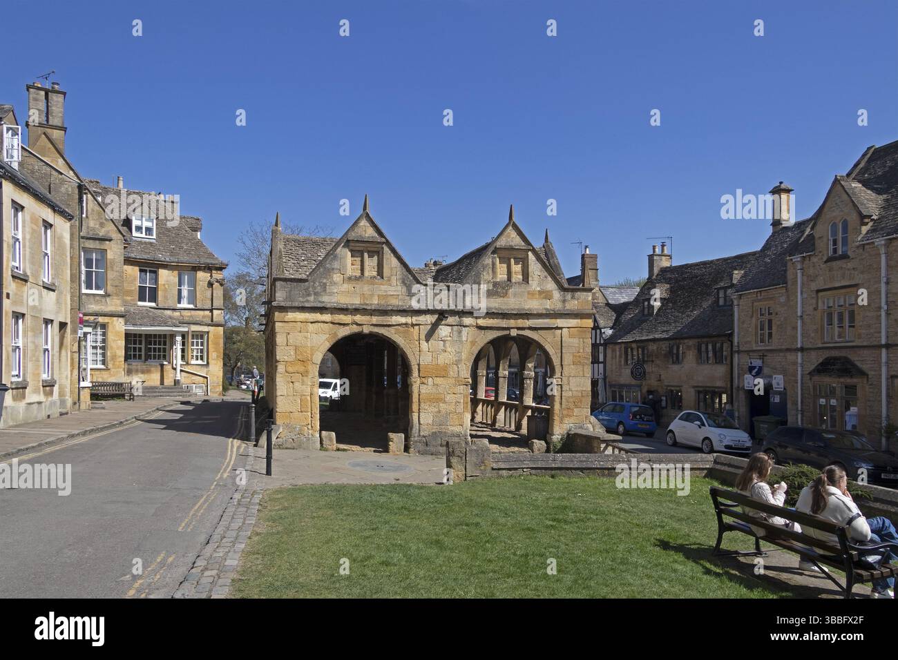 Market Hall, Chipping Campden, The Cotswolds, England, Great Britain ...