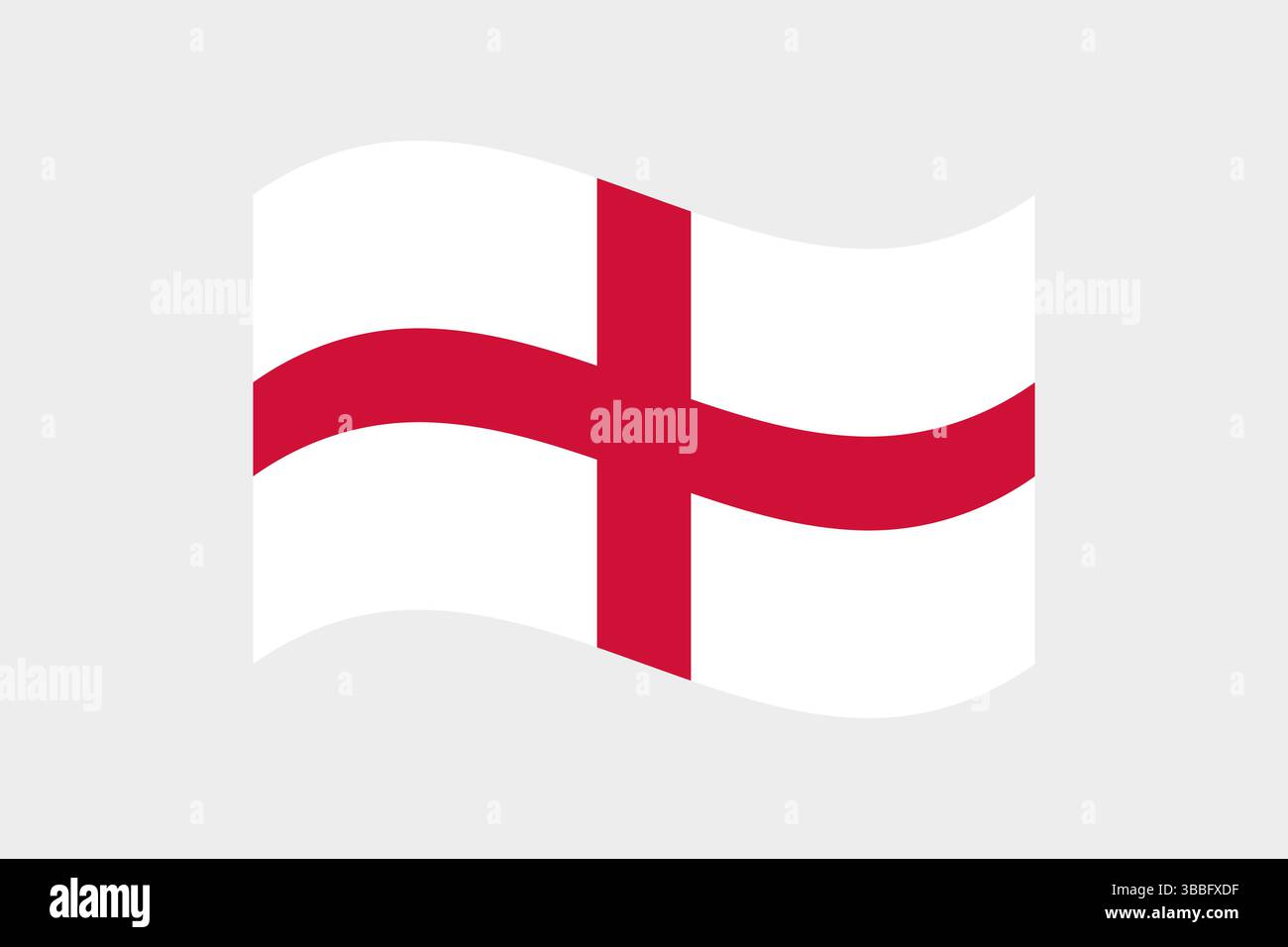 Flag of England. England wavy flag digital vector illustration ...