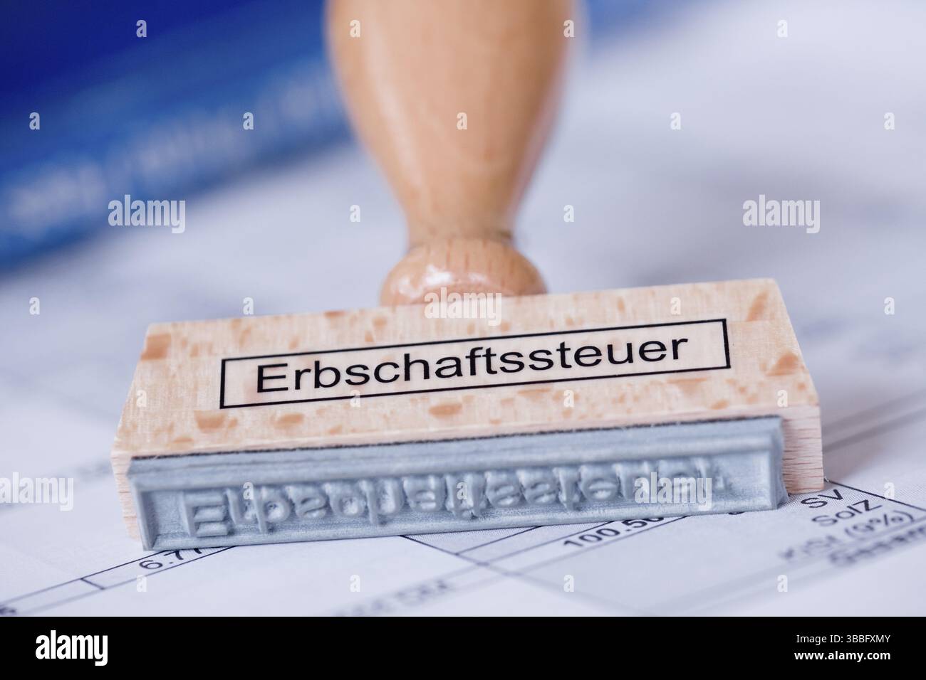 A stamp labelled inheritance tax Stock Photo - Alamy